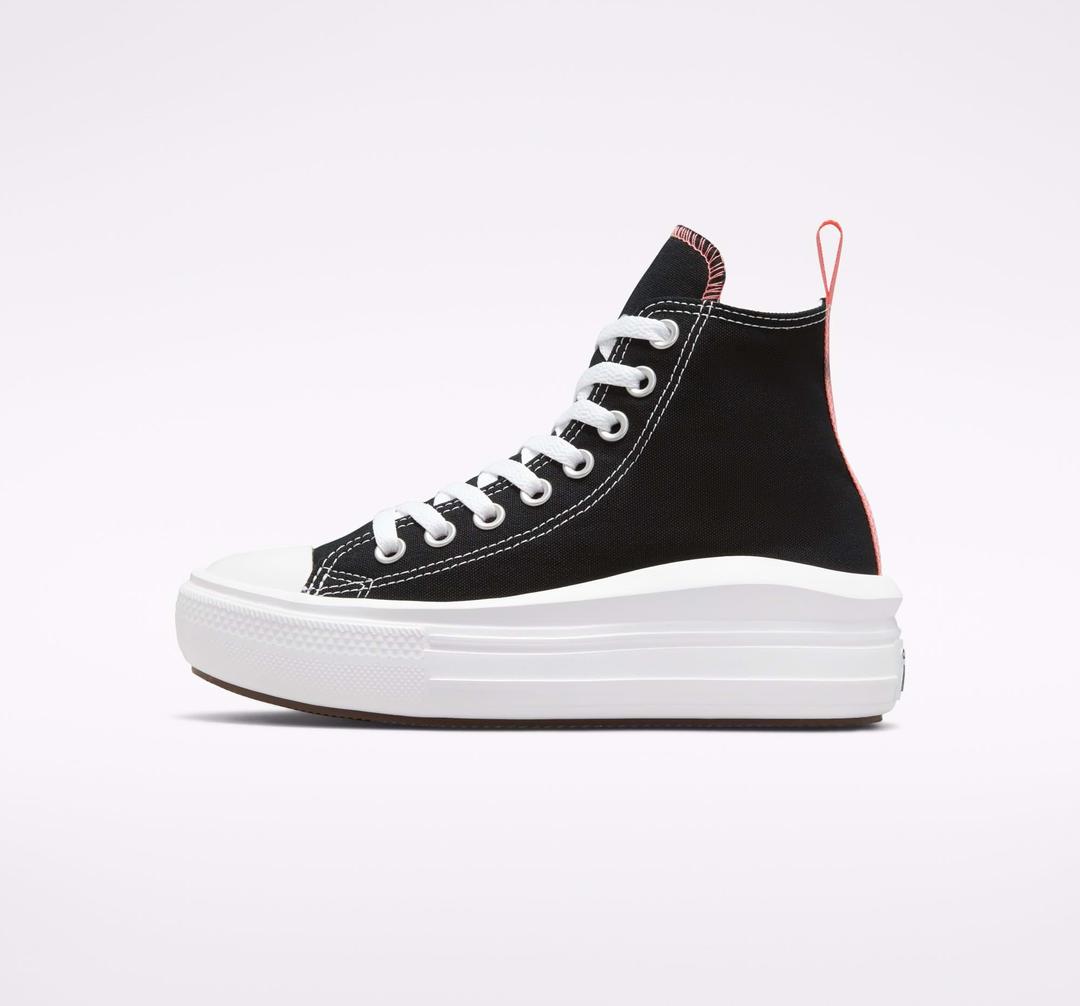 Chuck Taylor All Star Move Platform Canvas Black/Pink Salt/White 271716C