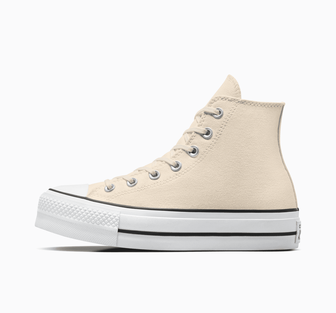 Chuck Taylor All Star Lift Platform Canvas Natural Ivory/White/Black ...