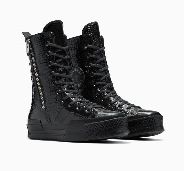 Chuck 70 Plus XHi Leather Black A09381C